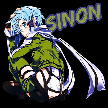 "Shino Asada | Sinon | Sword Art Online | Anime" Sticker for Sale by ...