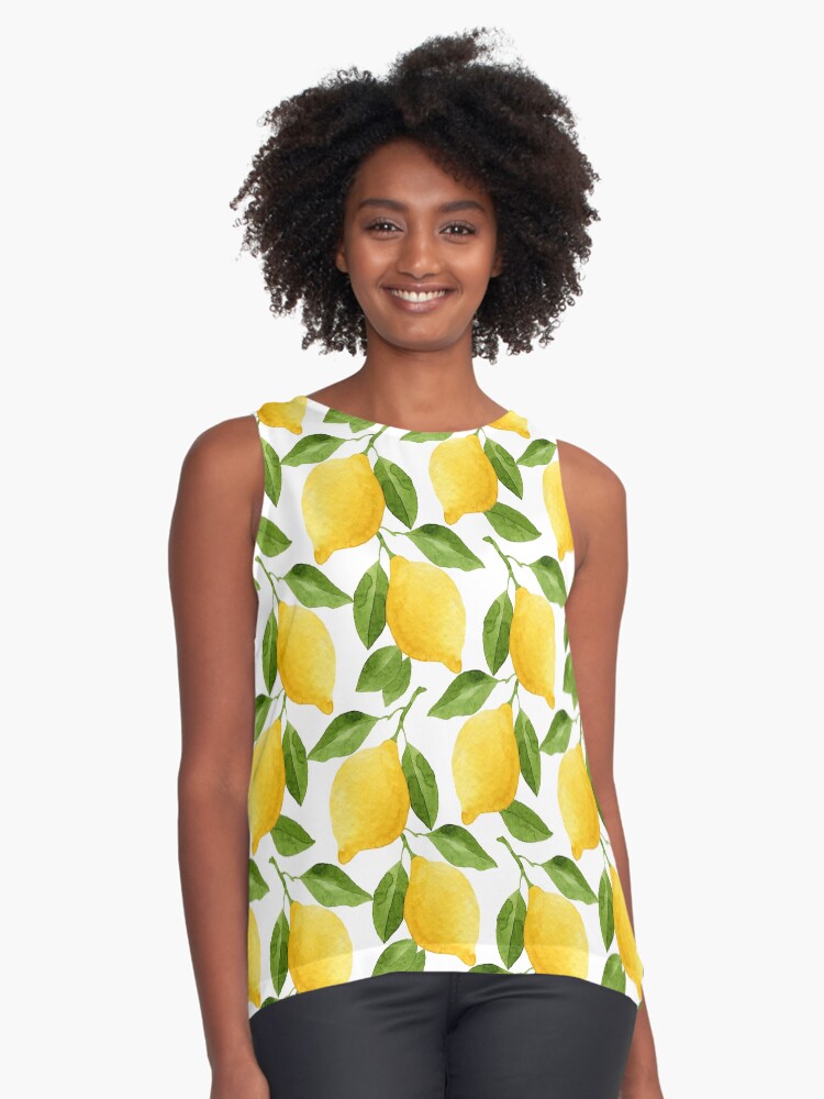 "Watercolor Lemon Pattern" Pillow for Sale by helga-wigandt | Redbubble