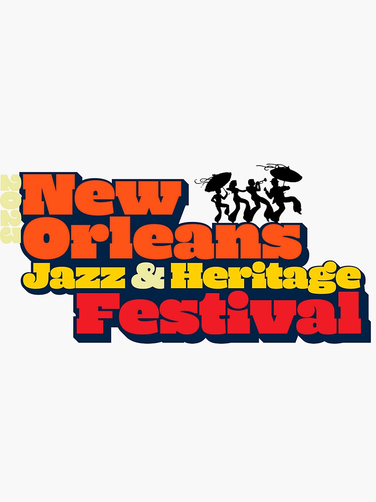 "Jazz Fest 2023" Sticker for Sale by Dwina Blair | Redbubble