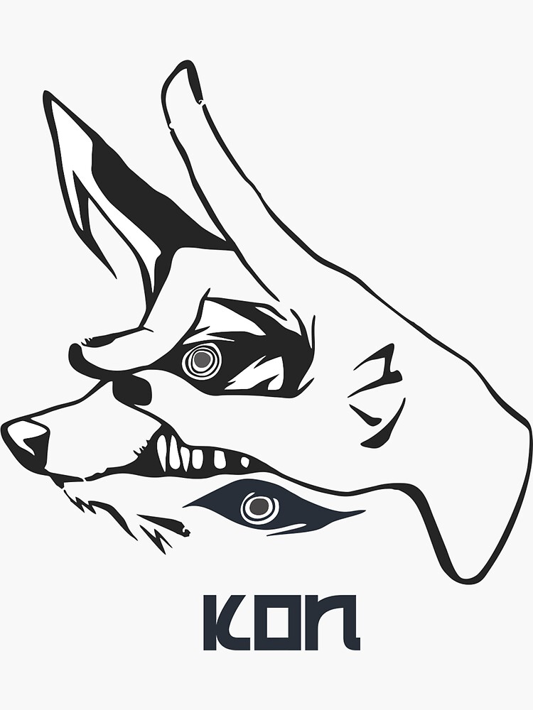 "Kon Chainsawman" Sticker for Sale by elronhuga | Redbubble