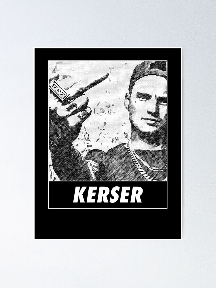 "kerser | Kerser Rapper Goat v2" Poster for Sale by Grafik0 | Redbubble