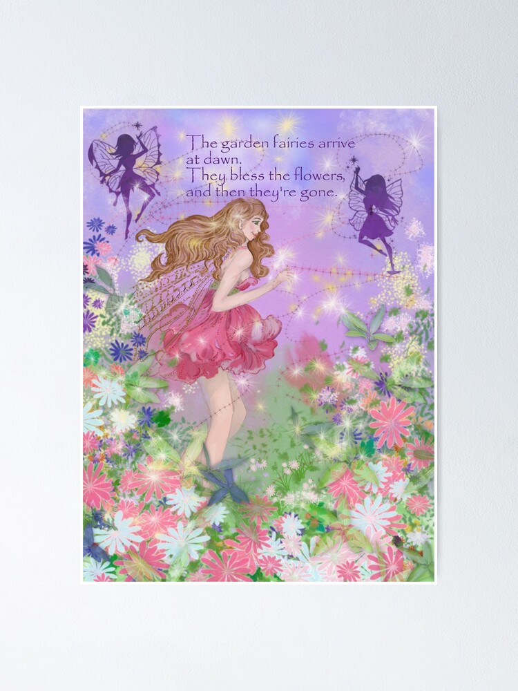 "The Garden Fairies." Poster for Sale by Faerieglen | Redbubble