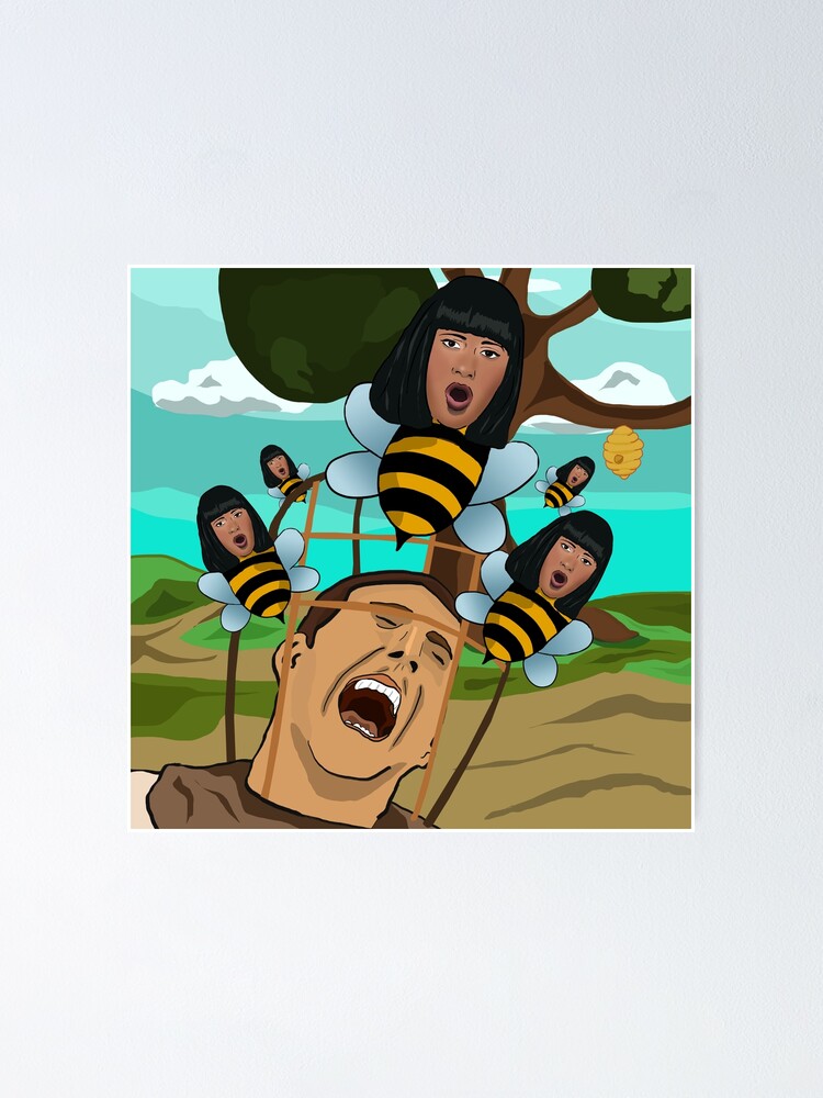 "Not The Cardi Bees!" Poster by Barnyardy | Redbubble