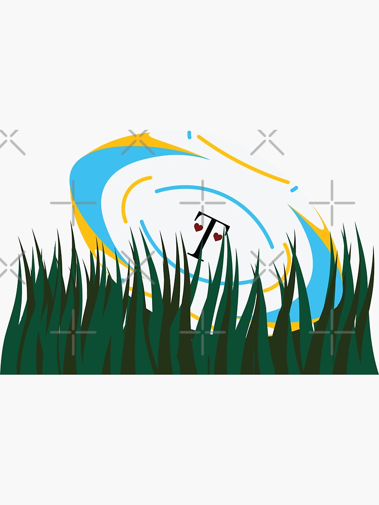 "Heartstopper Truham Rugby Ball in grass" Sticker for Sale by ...