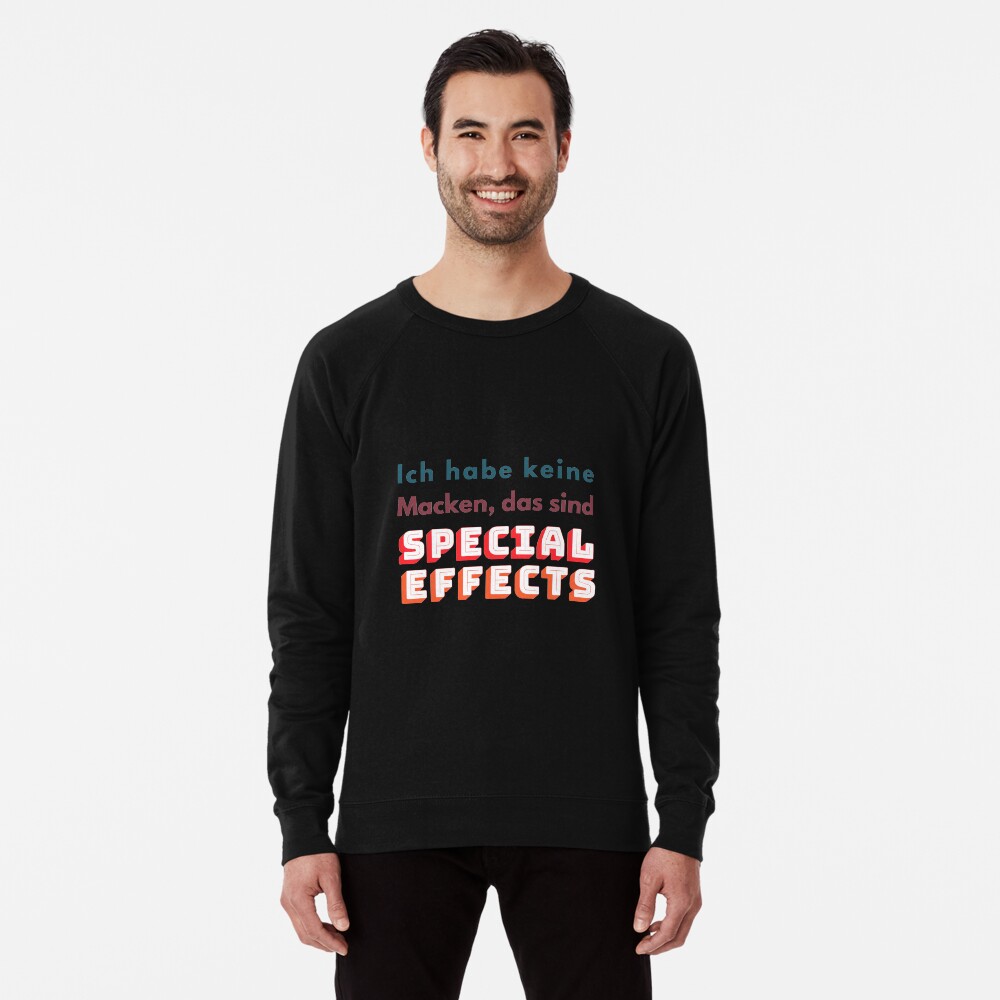 Sticker mit "Ich habe keine Macken, das sind Special Effects" von Bernd ...