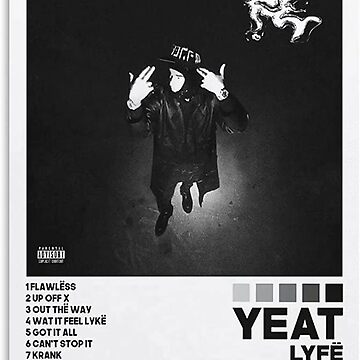 " Yeat - AftërLyfe" Poster for Sale by GEAR--X | Redbubble