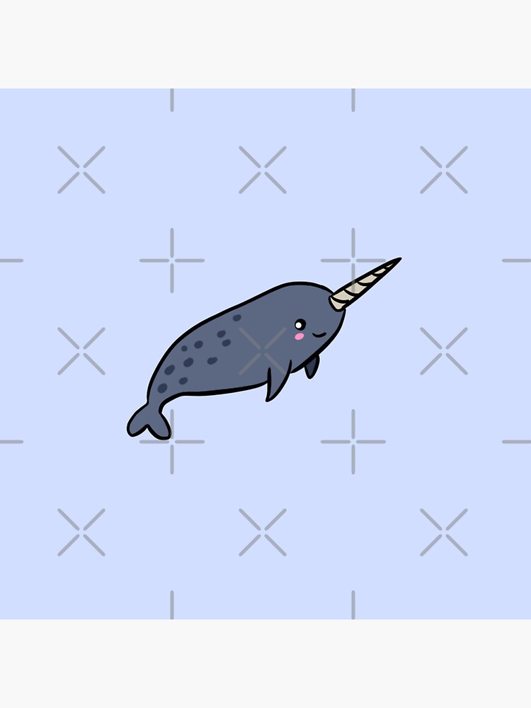 Narwhal Cartoon Face