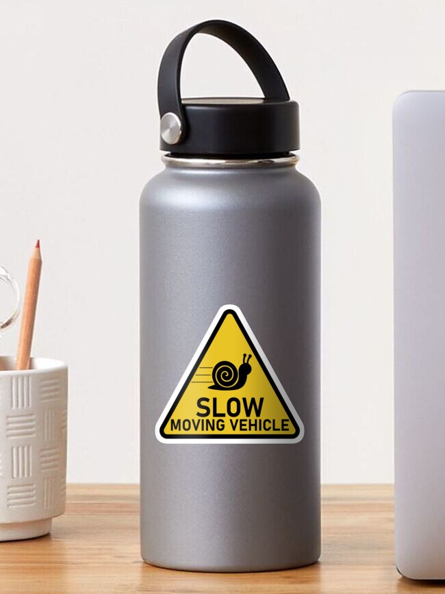"Slow Moving Vehicle" Sticker for Sale by MagicalArtNew ⭐⭐⭐⭐⭐ | Redbubble