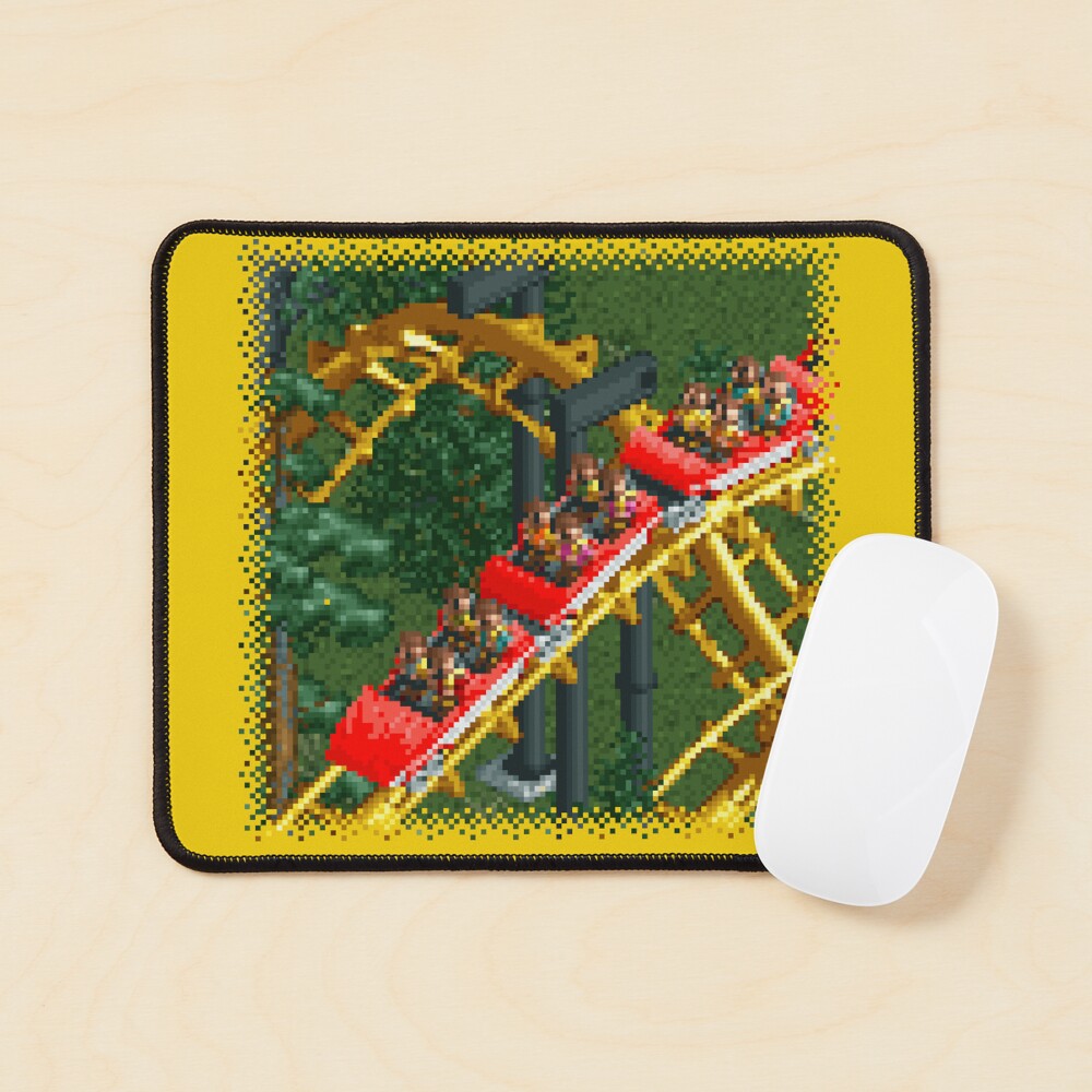 "RollerCoaster Tycoon RCT 2 - Corkscrew Roller Coaster" Poster for Sale ...