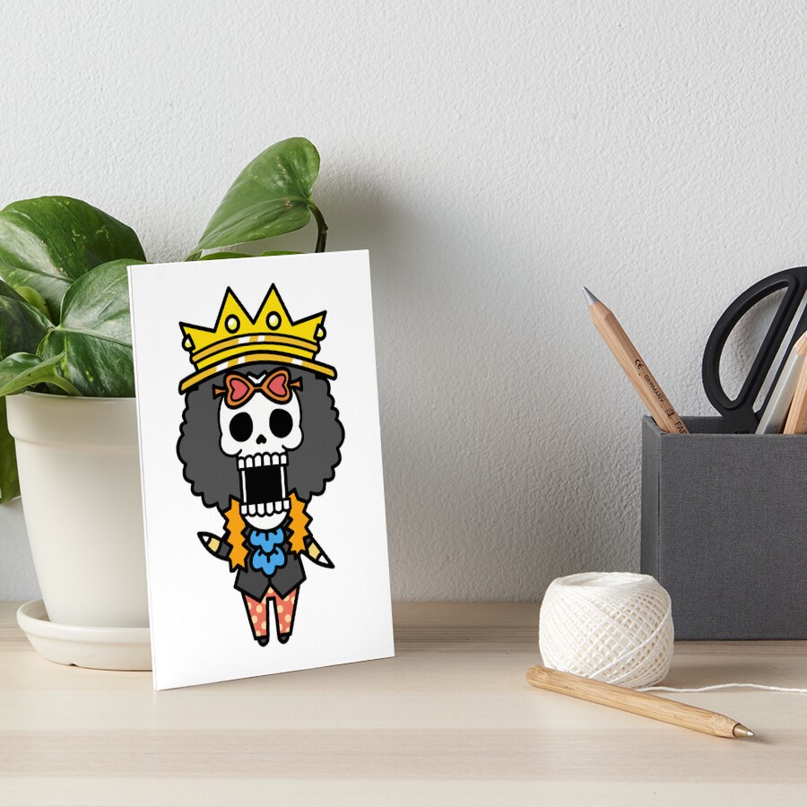 "Brook chibi One Piece (post time-skip outfit)" Poster for Sale by ...