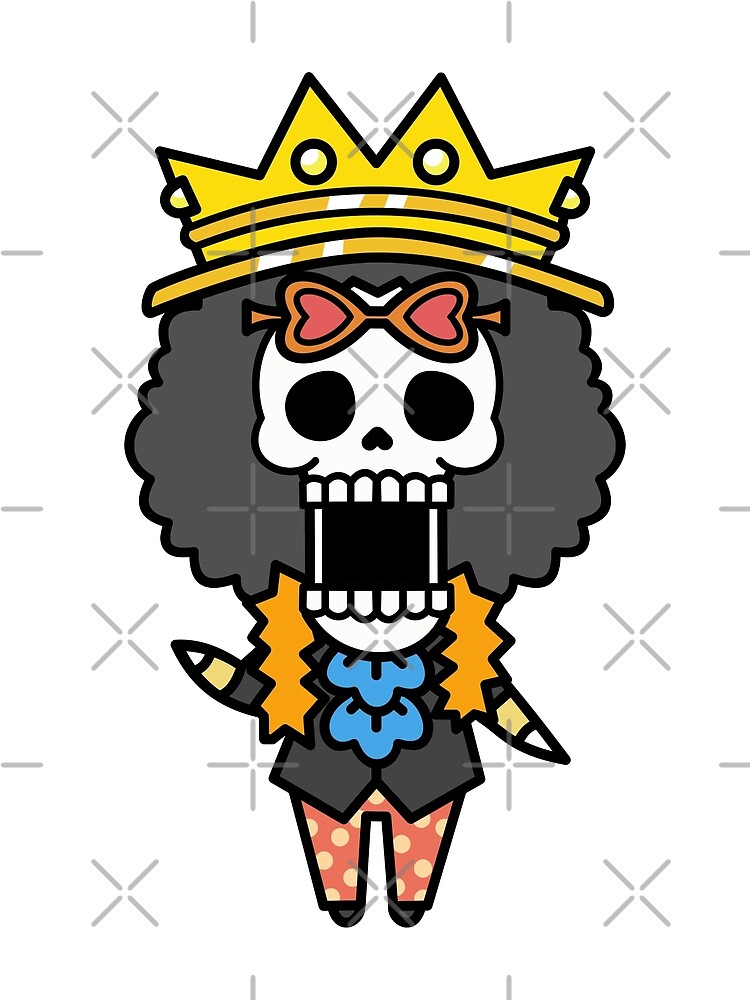"Brook chibi One Piece (post time-skip outfit)" Poster for Sale by ...
