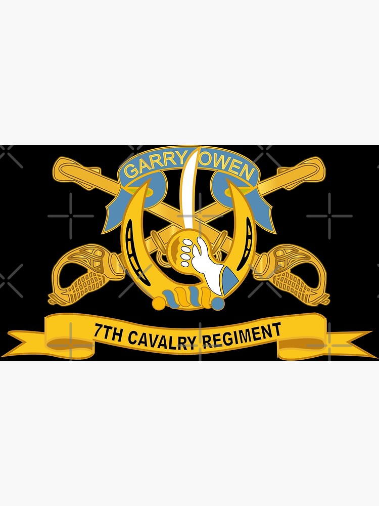 7th Cavalry Logo Army 7th Cavalry Regiment W Br Ribbon Sticker