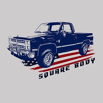 "Square Body Pickup Truck 1985 K10 " Sticker for Sale by Best-Designers ...