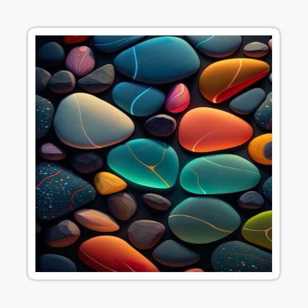"Pebble Wallpaper" Sticker for Sale by Amstell | Redbubble