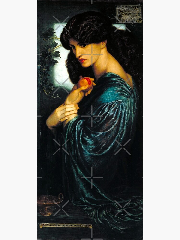 Proserpine - Dante Gabriel Rossetti Premium Matte Vertical Poster ...