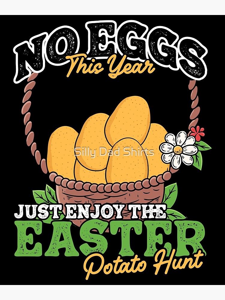 2023 Easter Meme No Eggs Enjoy Easter Potato Hunt Greeting Card