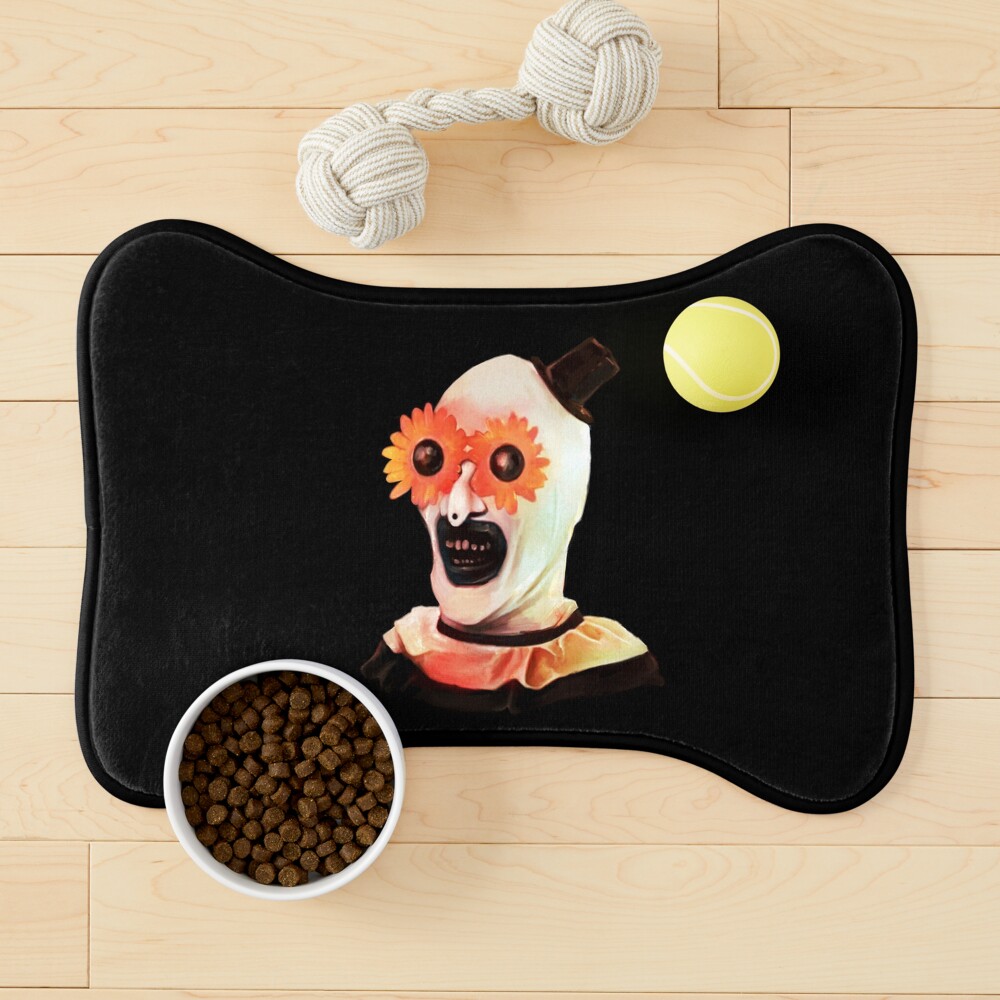 "Art the Clown the creepy withe flower glasses" Sticker for Sale by ...