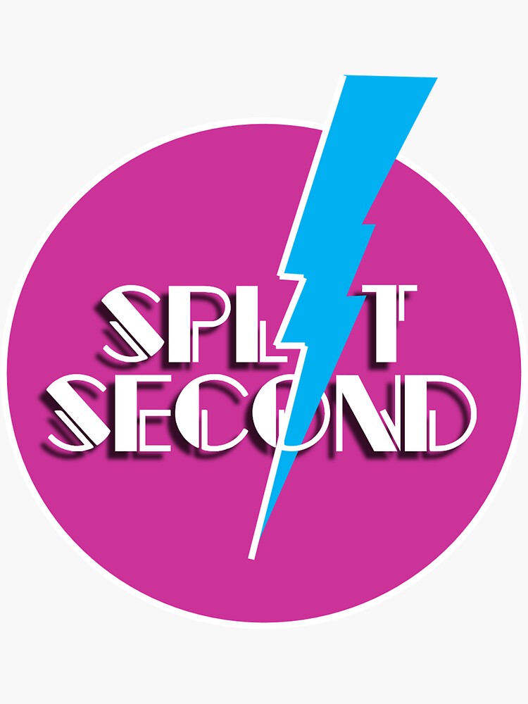 "Split Second" Sticker for Sale by gameshowfan2001 | Redbubble