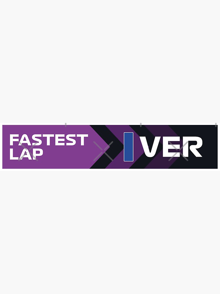 "Fastest Lap 2023 | Driver #1 (Orange BG)" Sticker for Sale by ...