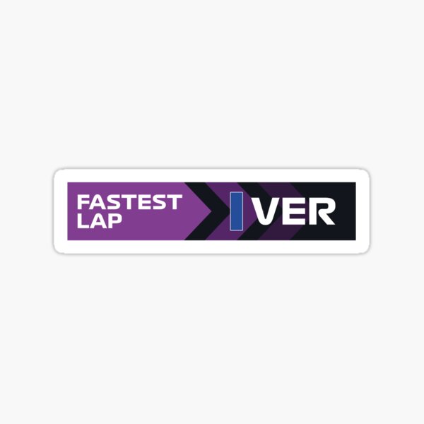 "Fastest Lap 2023 | Driver #1 (Orange BG)" Sticker for Sale by ...