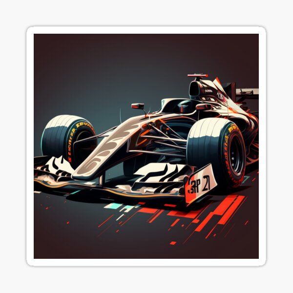 "Paint splattered formula 1 car" Sticker for Sale by Digital-Space ...