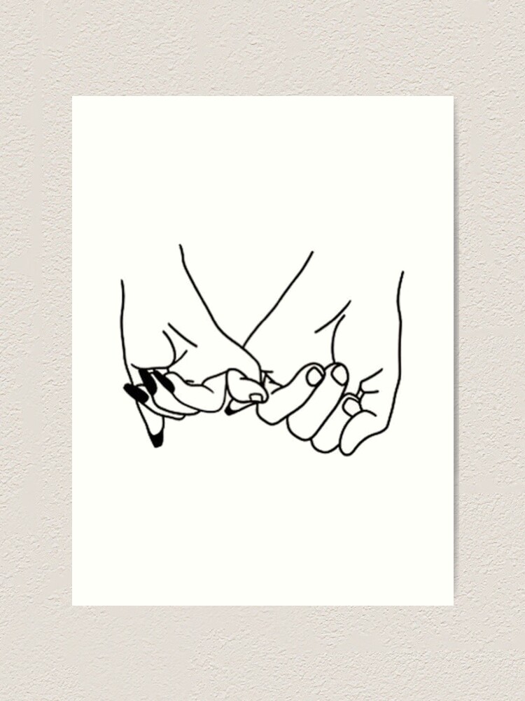 "Pinky Promise" Art Print by nekhebit | Redbubble