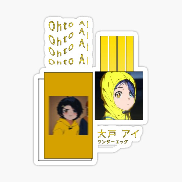 "Ai Ohto - Wonder egg priority" Sticker for Sale by Harukuradesu0 ...