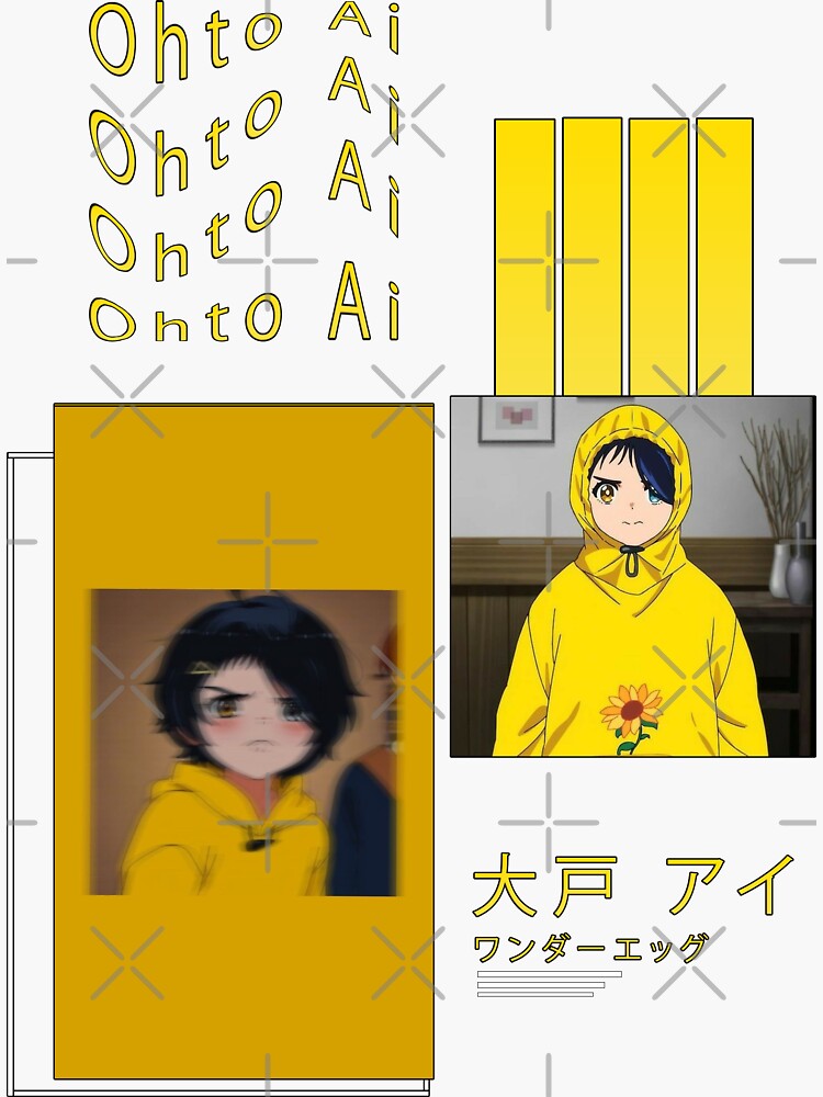 "Ai Ohto - Wonder egg priority" Sticker for Sale by Harukuradesu0 ...