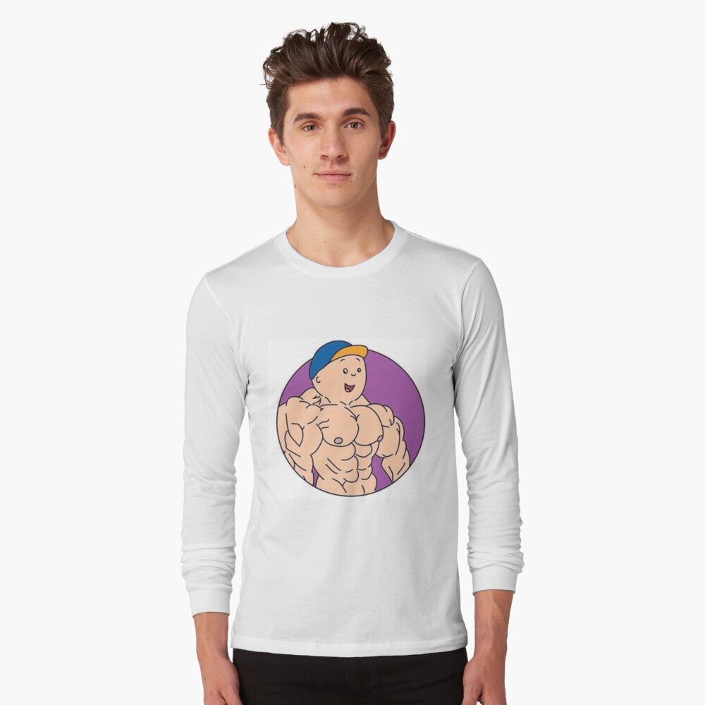 "Buff Af Caillou" Sticker for Sale by oharachic | Redbubble