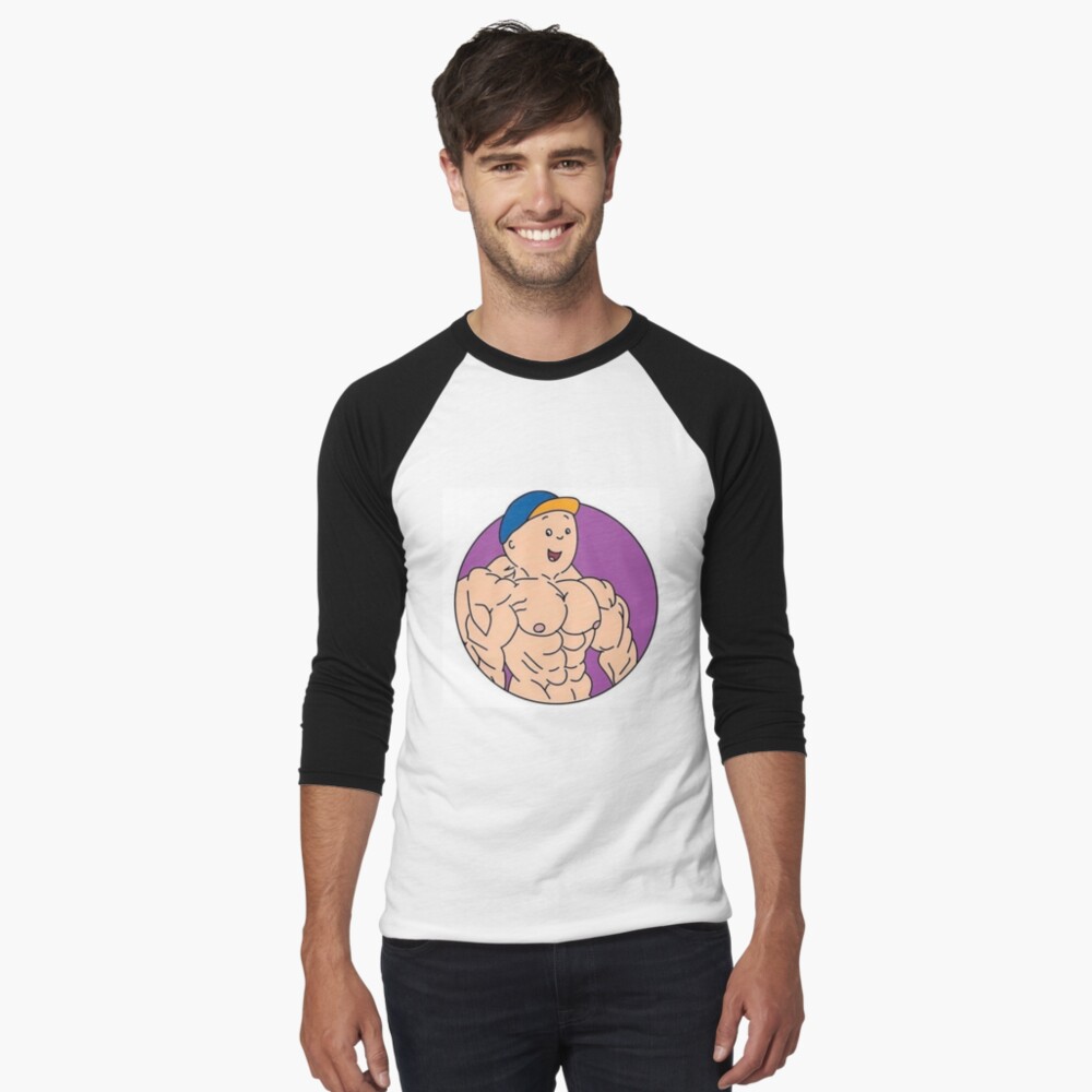 "Buff Af Caillou" Sticker for Sale by oharachic | Redbubble