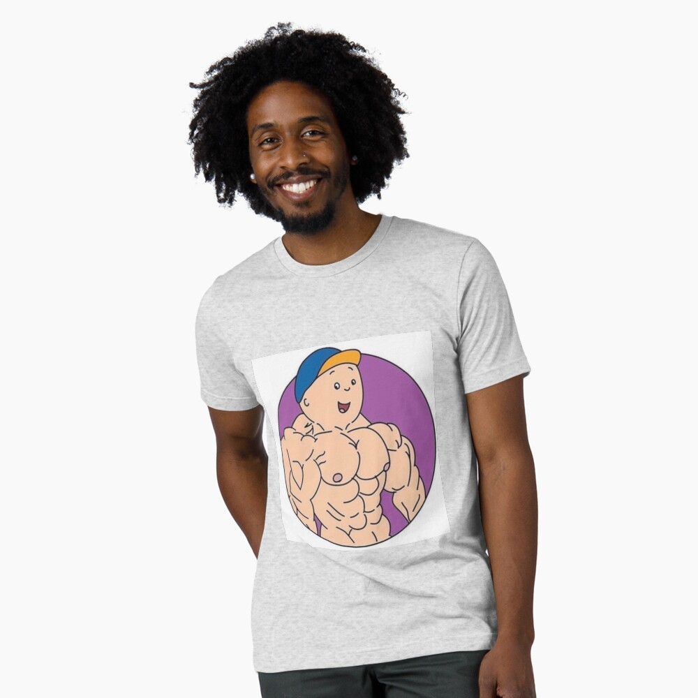 "Buff Af Caillou" Sticker for Sale by oharachic | Redbubble
