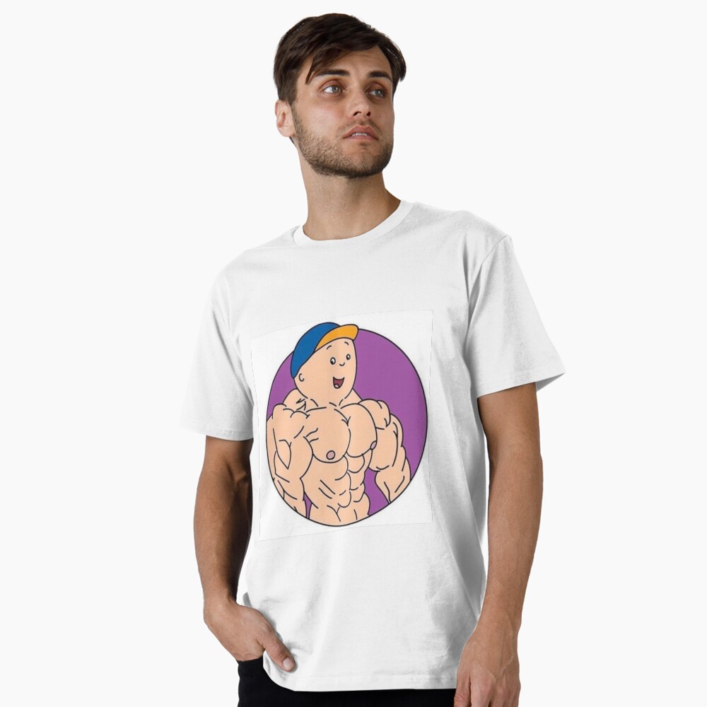 "Buff Af Caillou" Sticker for Sale by oharachic | Redbubble