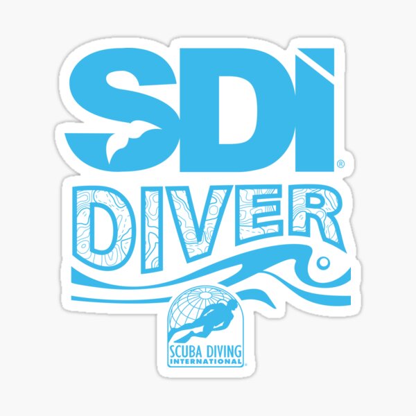 "Scuba Diving International (SDI)- SDI Diver Wave" Sticker for Sale by ...
