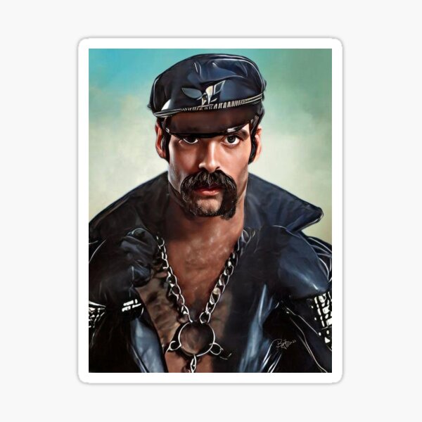 "VILLAGE PEOPLE - THE LEATHERMAN" Sticker for Sale by Bjorkyboy | Redbubble
