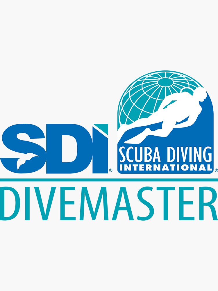 "Scuba Diving International (SDI) - Divemaster" Sticker for Sale by ...