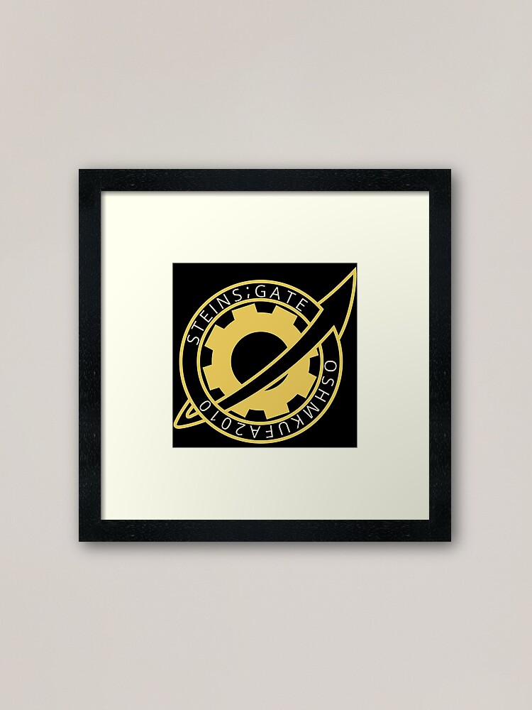 "Steins;Gate - Future Gadget Laboratory Badge" Framed Art Print for ...