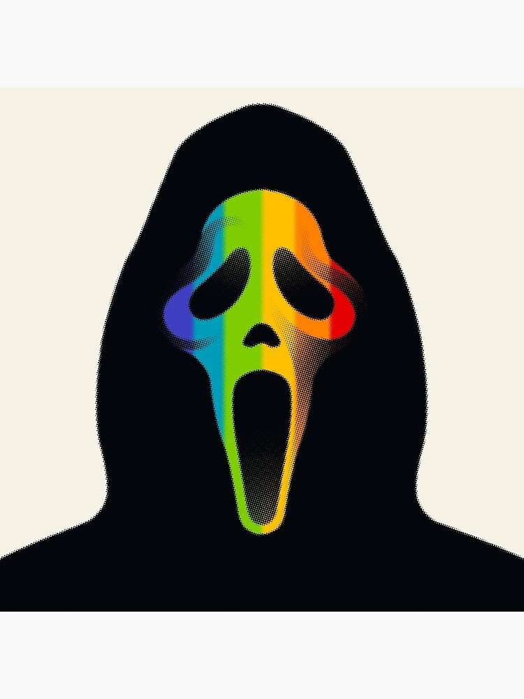 Rainbow Ghostface Premium Matte Vertical Poster sold by Sizable Dacy ...