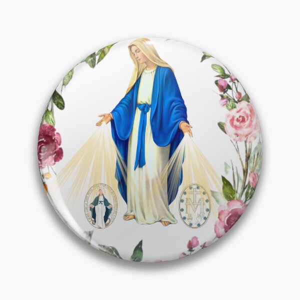 "Our Lady Virgin Mary Legion of Mary" Pin for Sale by ADMG | Redbubble
