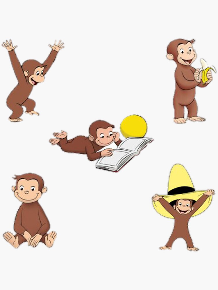 Curious George Face Clip Art