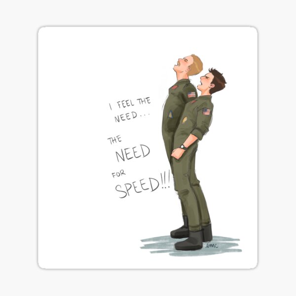 "Top Gun" Sticker for Sale by emilymchurch | Redbubble