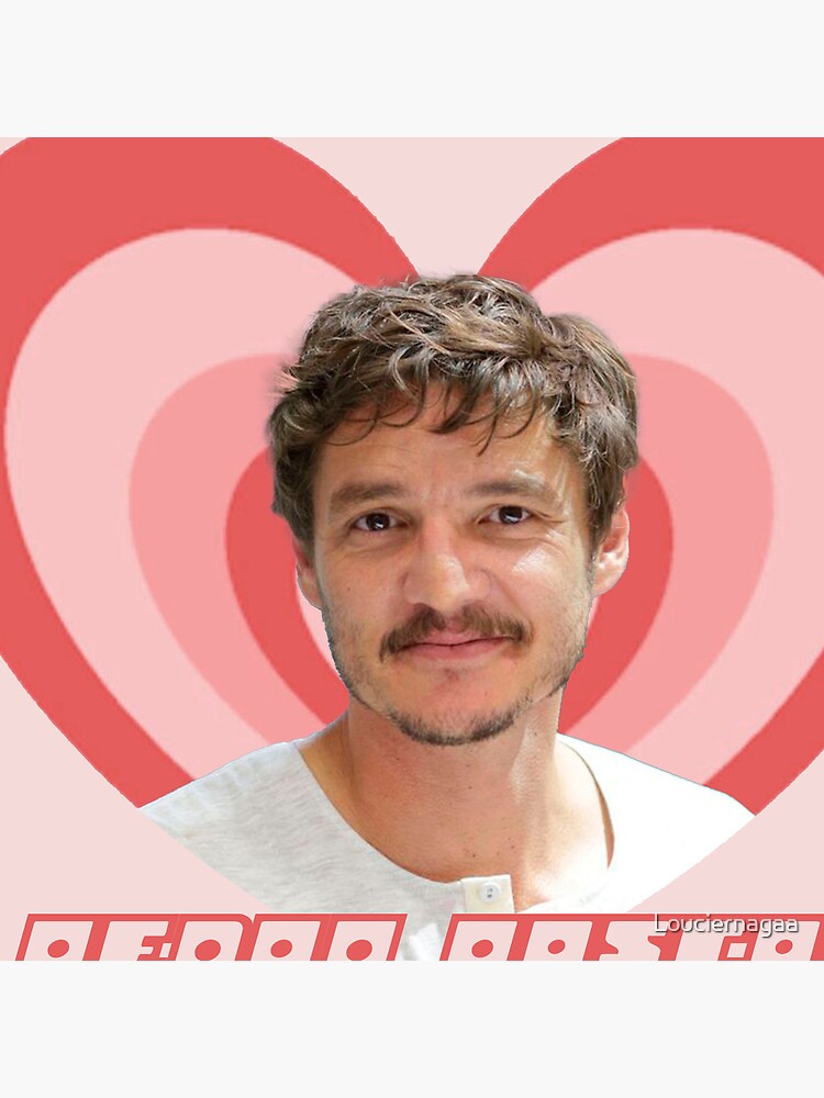 Pedro Pascal Is A Powerpuff Girl Pin Button