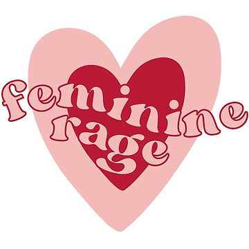"feminine rage heart" Sticker for Sale by annaitem | Redbubble