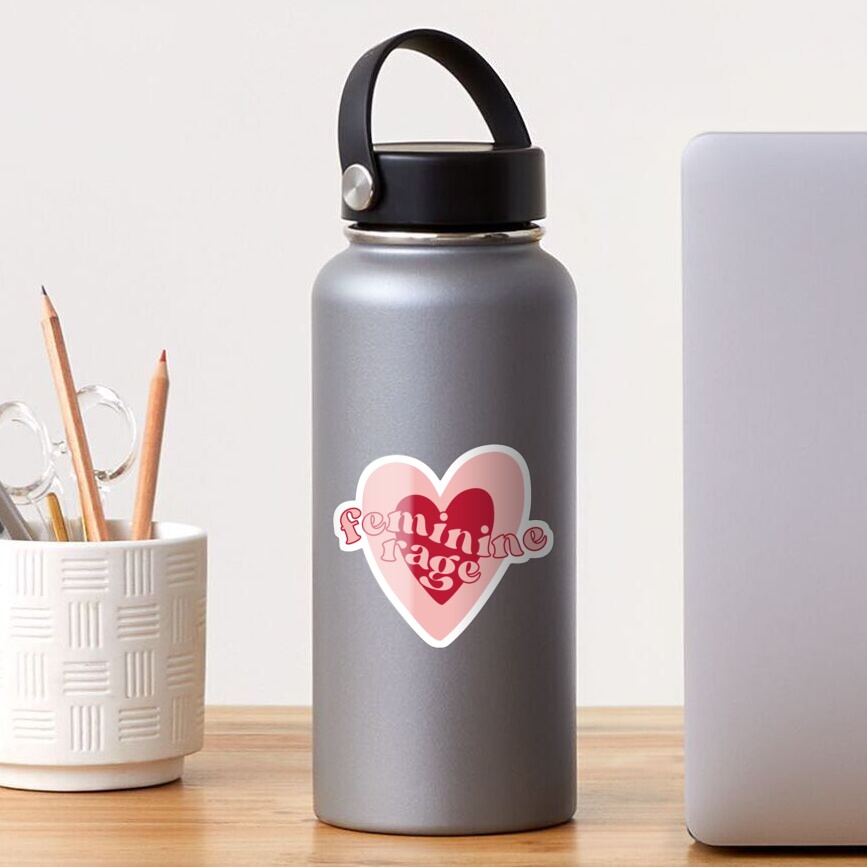 "feminine rage heart" Sticker for Sale by annaitem | Redbubble