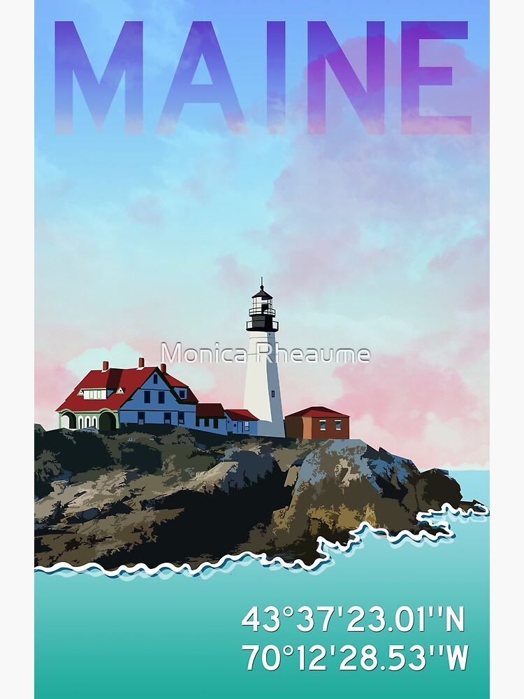 Portland Head Light Premium Matte Vertical Poster sold by Gabriela Cruz ...