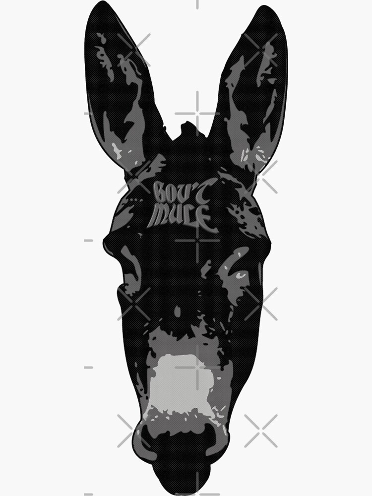 "Mule" Sticker for Sale by Trigger413 | Redbubble