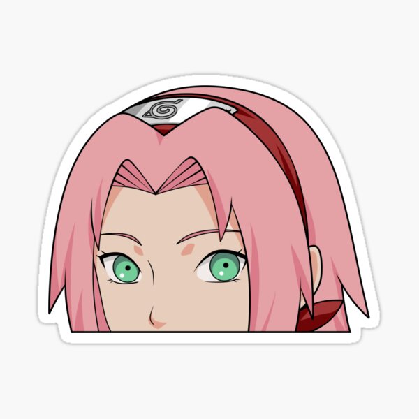 "Anime Peeker" Sticker for Sale by kamuicolors | Redbubble