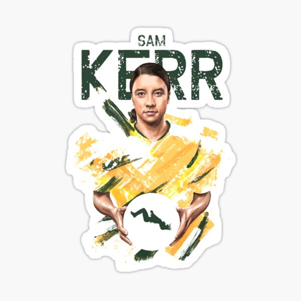 "Sam Kerr " Sticker for Sale by ArtTeckk | Redbubble