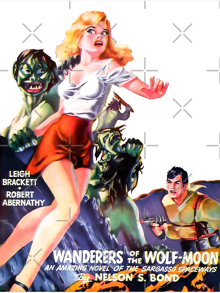 "Beautiful Pin Up Girl Blonde Horror Aliens Planet Sci-Fi Pulp Fiction Wanderers Of The Wolf ...