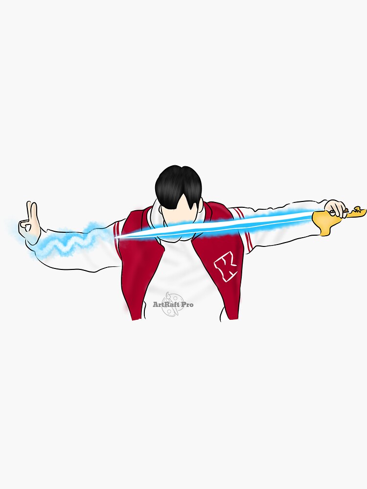 "Cha Eun Woo From Island Korean Drama" Sticker for Sale by ArtRaftPro ...