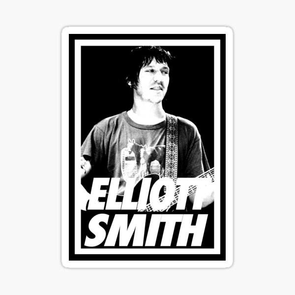 "Elliott Smith // Portrait" Sticker for Sale by ColiseumWave | Redbubble